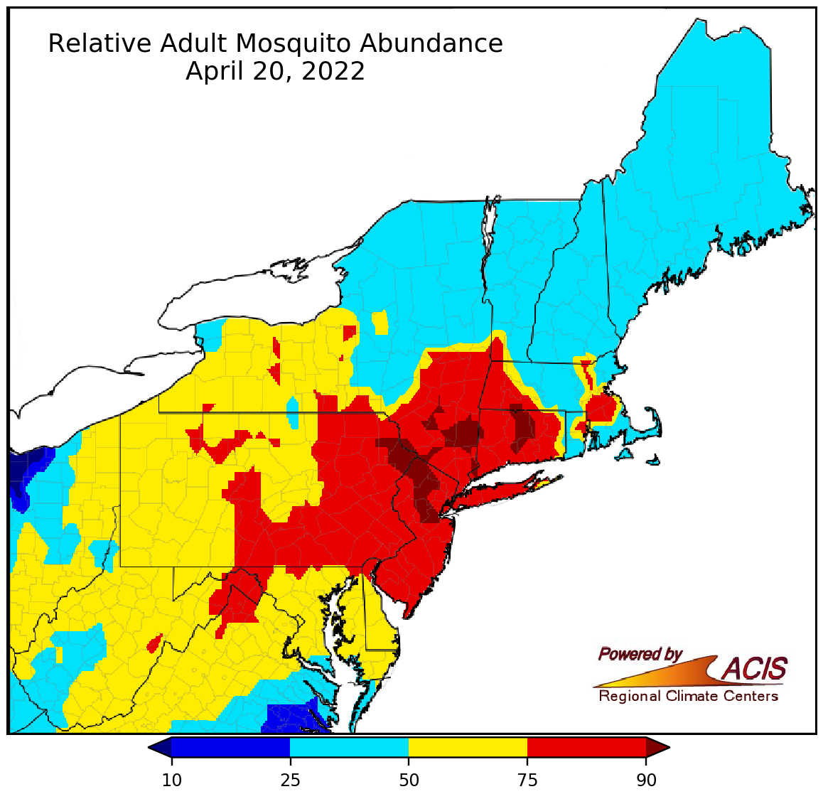 Millis Mosquito Forecast
