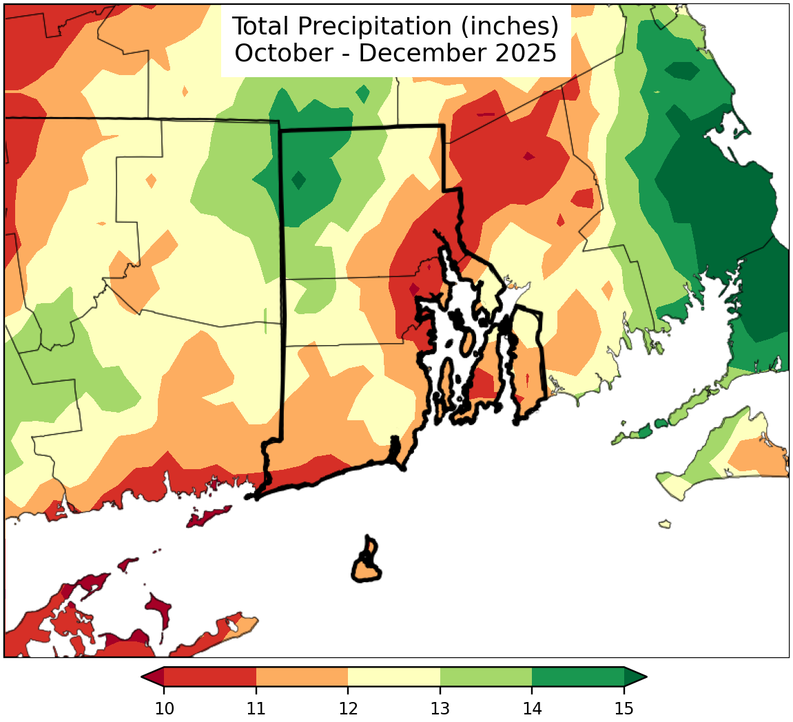 Climate Maps | Rhode Island Department of Environmental Management
