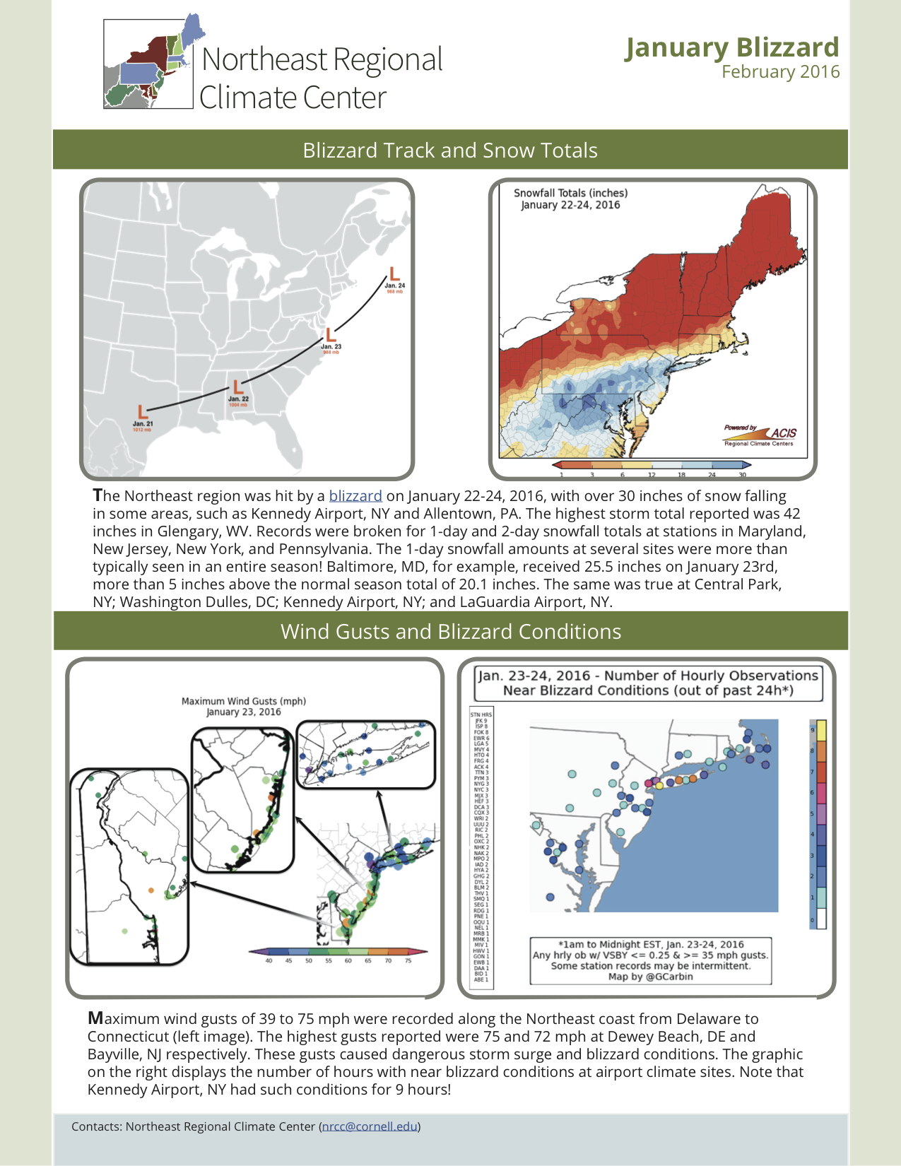 NRCC Special Reports